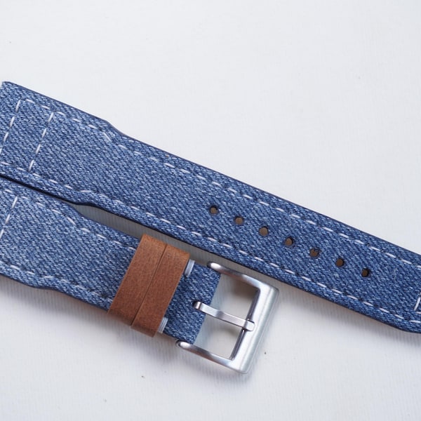 Denim Watch Strap - Etsy