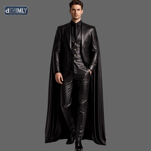 Mens Formal Cape Suit - Etsy