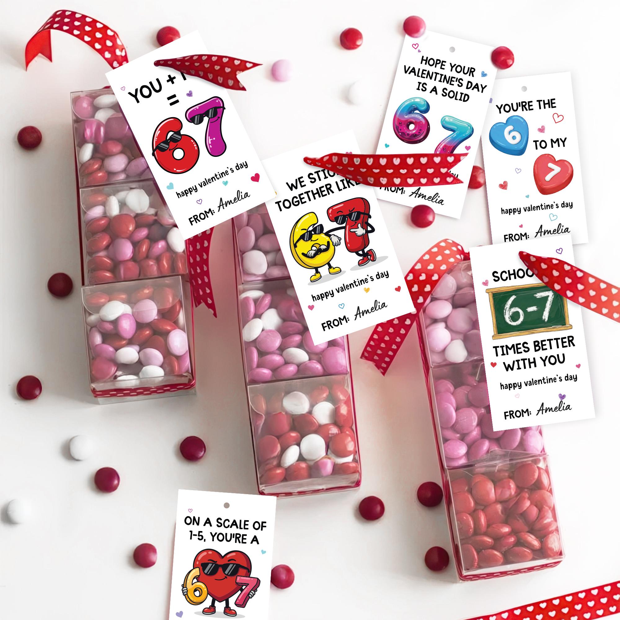 Funny Math Valentine Cards, Classroom Exchange Gift Tags - Etsy