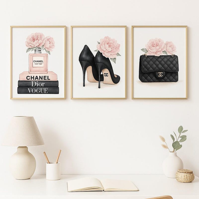 Chanel Wall Art - Etsy