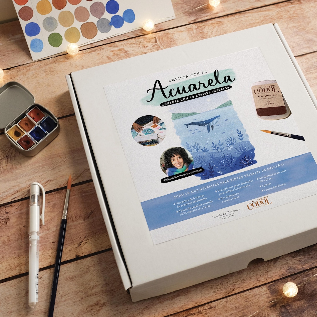 Watercolor Kit, DIY Painting Kit, Watercolor Paint Kit, Artist Kit ...
