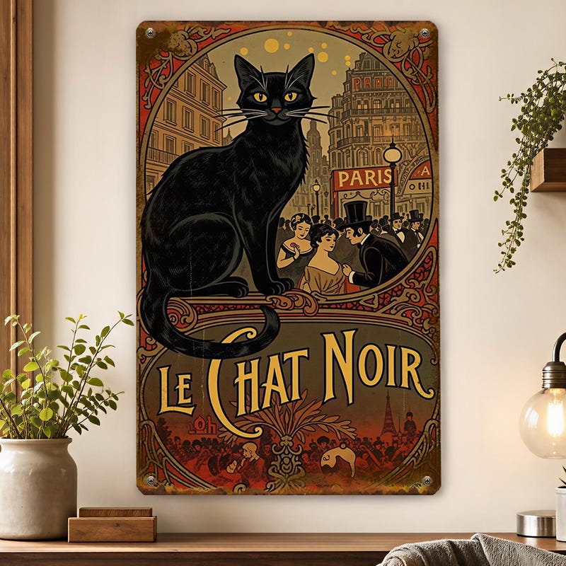 Paris Cafe Metal Sign - Etsy