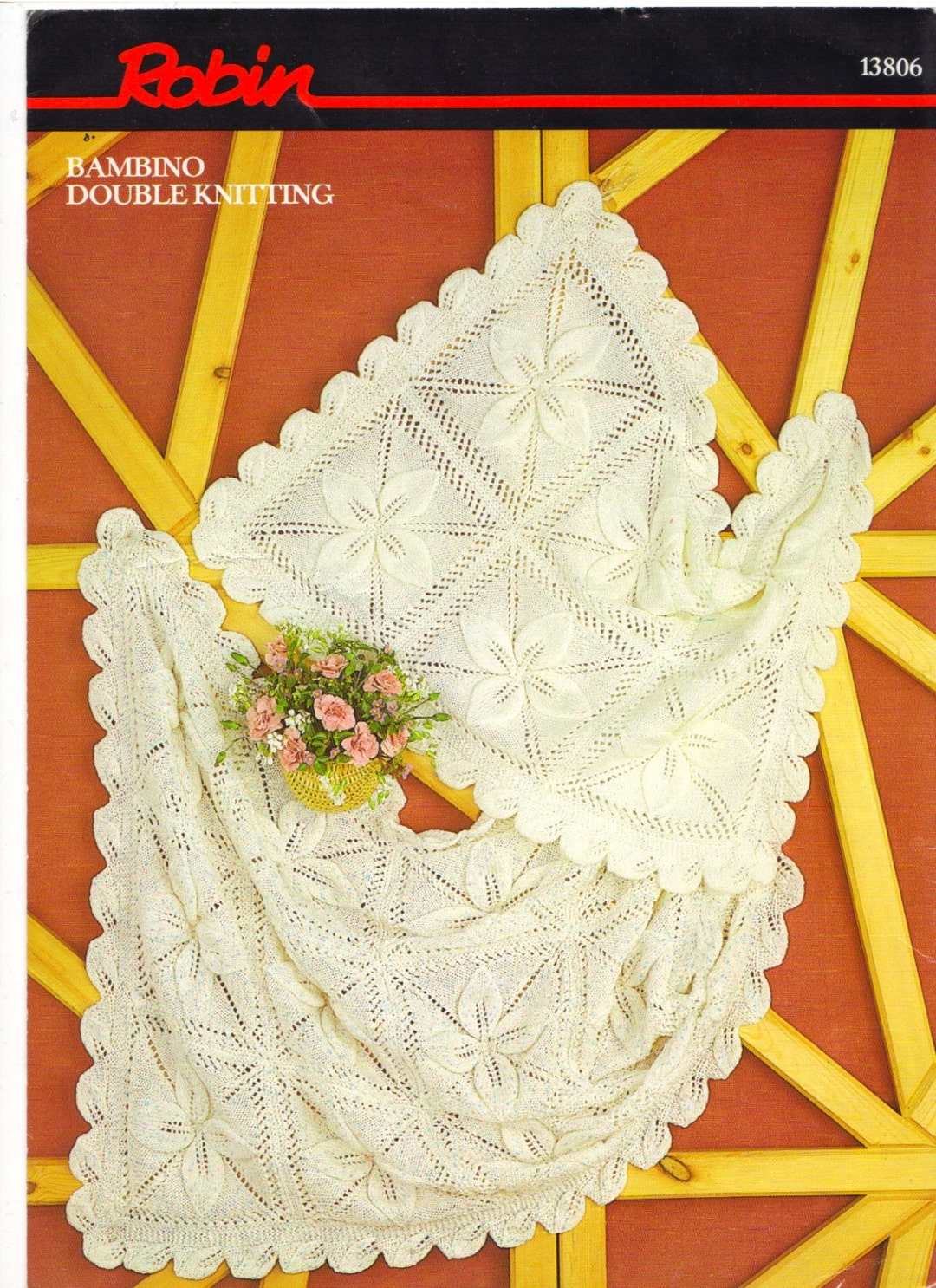 Baby Blanket Pram Cover Knitting Pattern Vintage PDF Instant Download ...