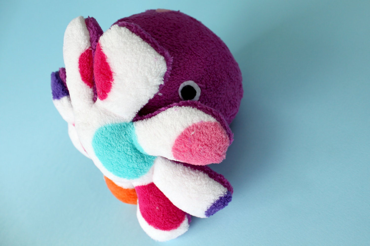 OLIVIA Cute Pink Octopus With Colorful Dots - Etsy