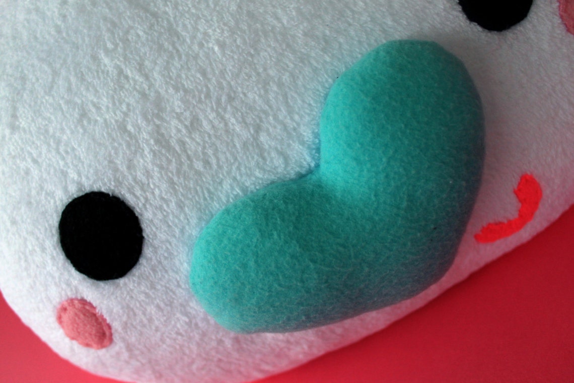 BRUNO the Polar Bear Soft Plush Pillow Made to Order - Etsy