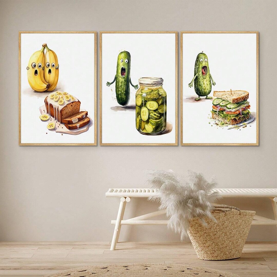 Funny Banana Bread | Screaming Sliced Pickle | Shocked Cucumber ...