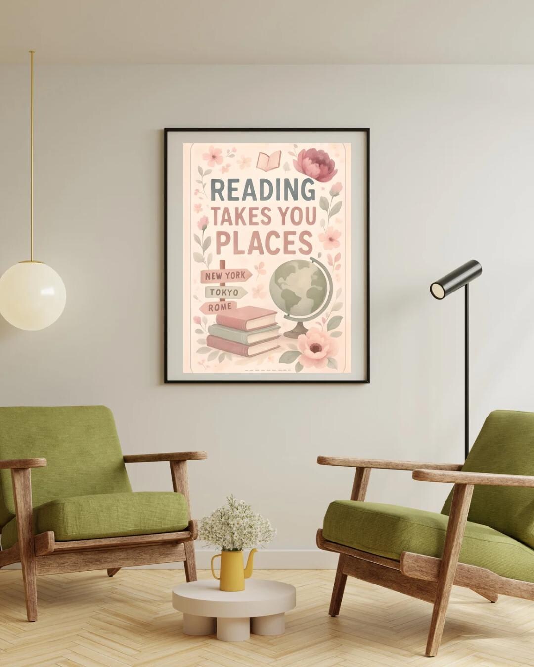 Reading Takes You… Print Classroom Prints Reading Theme Classroom Decor ...