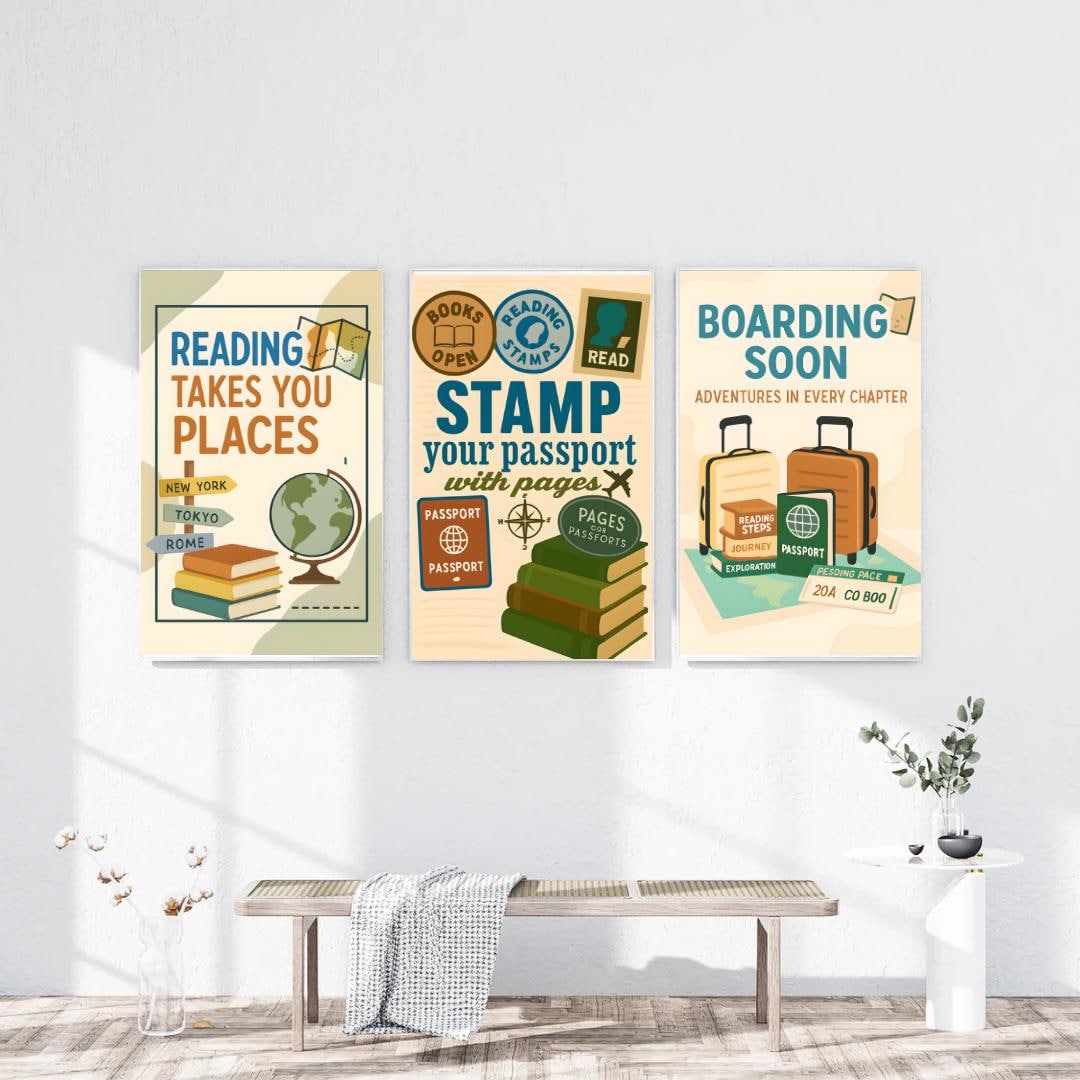 Where Will Reading Take You Classroom Prints Reading Theme Classroom ...