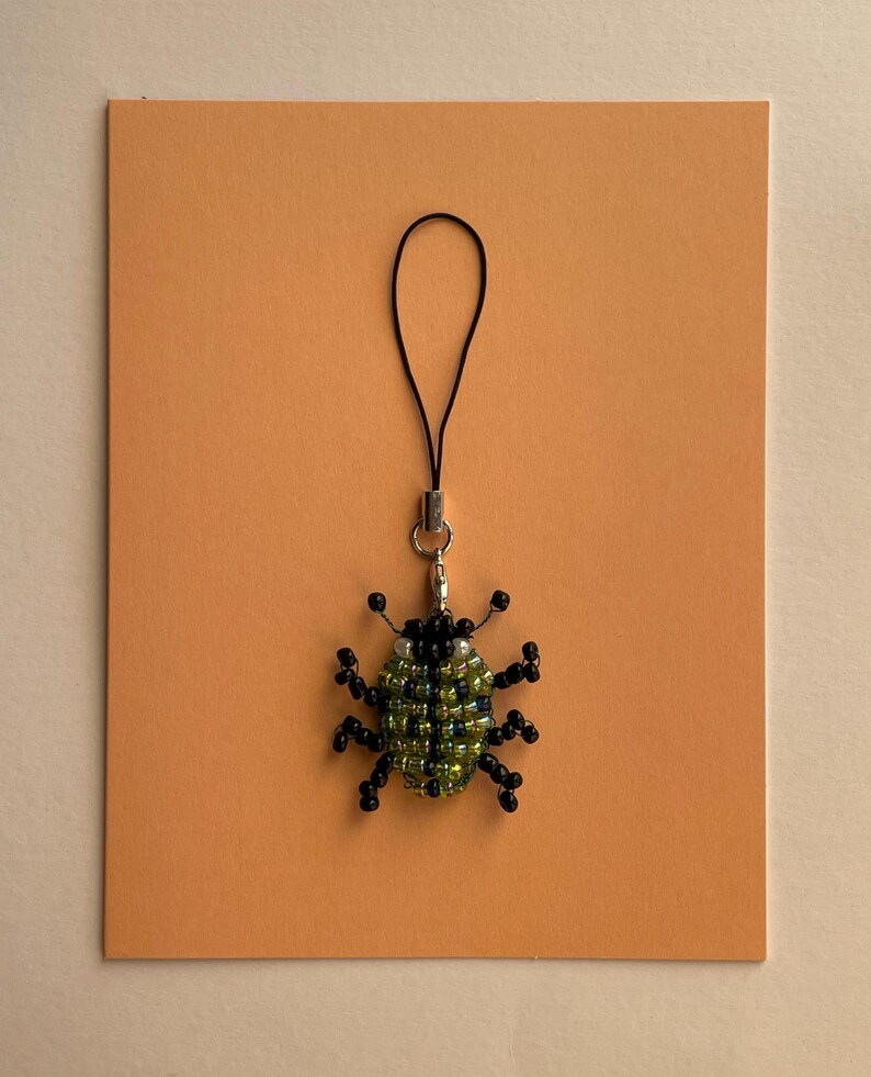 Custom Beaded Beetle Charms - Etsy