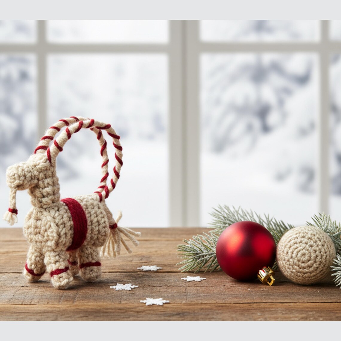 Yule Goat Crochet Pattern: Amigurumi Julbock Ornament (PDF Pattern) - Etsy