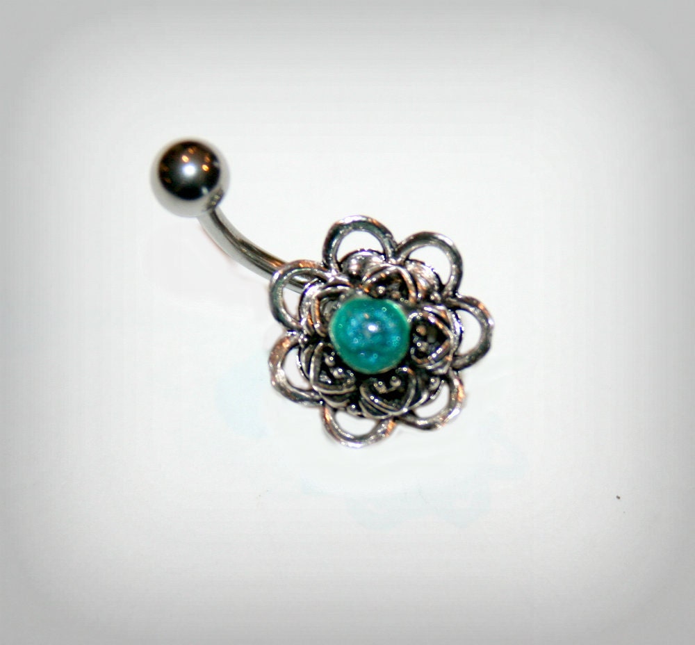 Belly Bar Belly Button Jewelry Navel Piercing Bar | Etsy