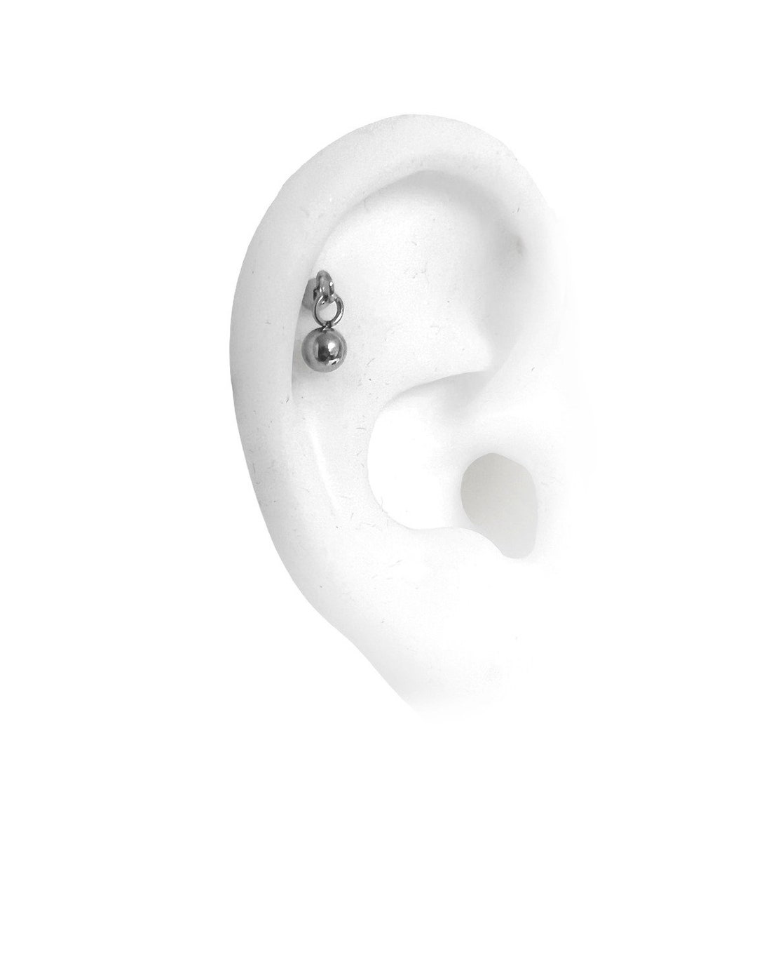 Helix Piercing Barbell: Round Bead, 14/16 Gauge Jf - Etsy