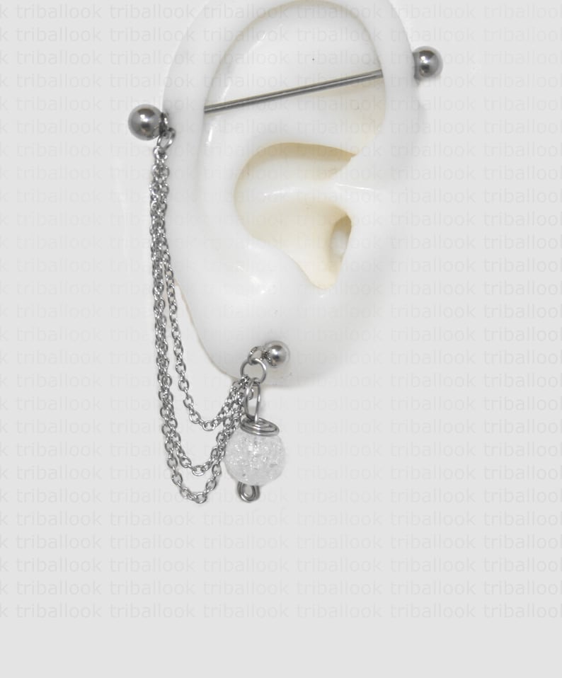 Industrial Barbell, Industrial Piercing, Jewelry, Industrial Bar ...