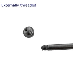 Industrial Piercing Bars With Chains, Ear Cartilage Bars With Chain ...