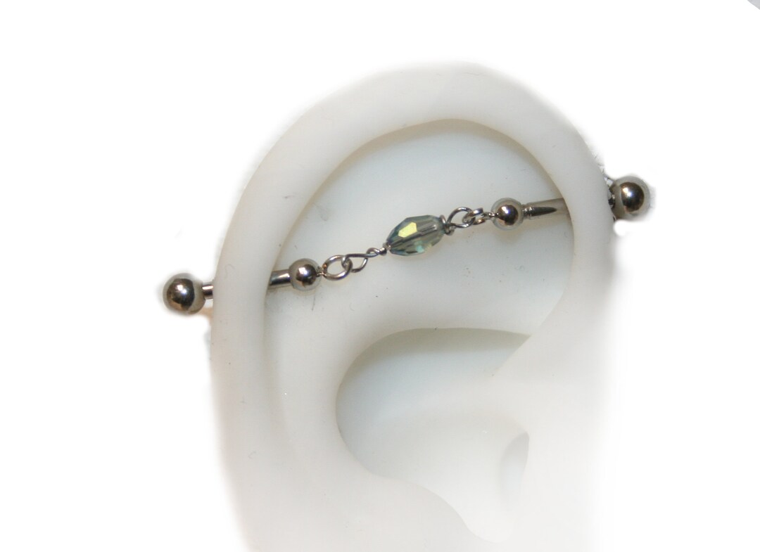 Industrial Barbell Industrial Piercing Stainless Barbells - Etsy