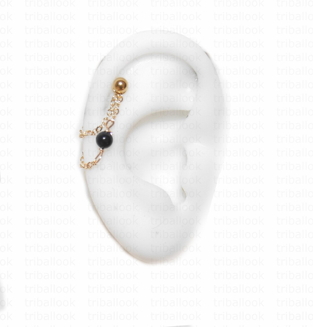 Helix or Conch Earring Helix Piercing Cartilage Piercing - Etsy