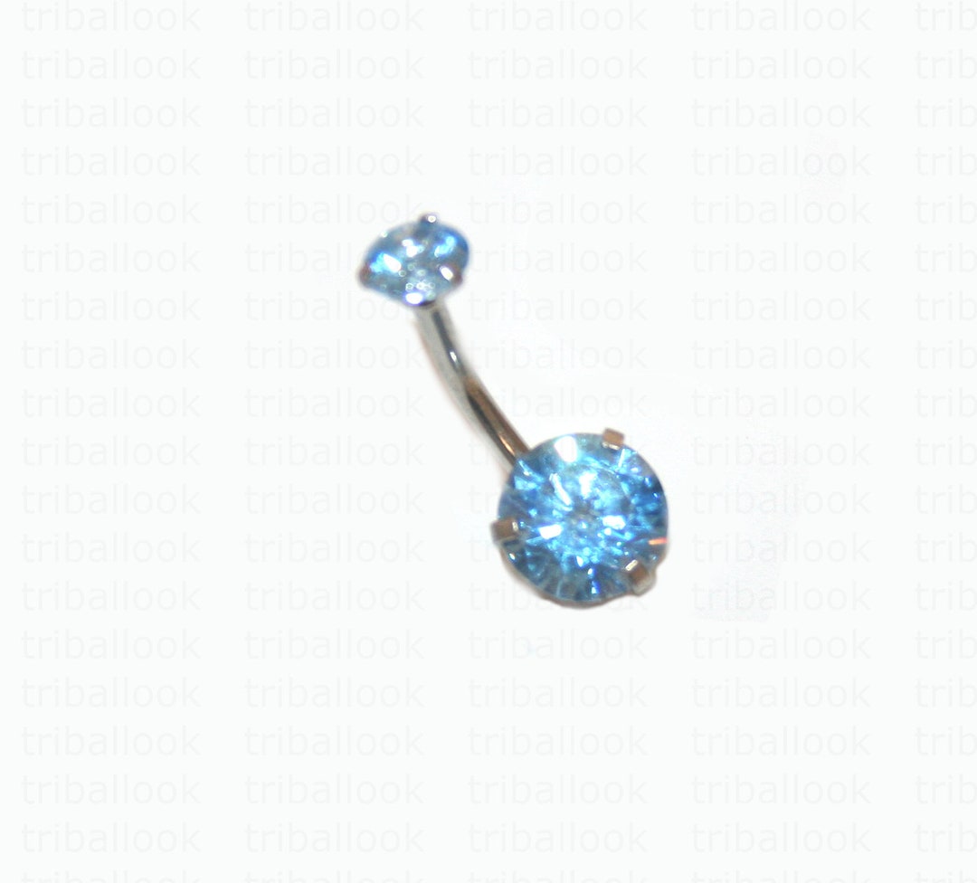 ONLY One in Stock Belly Bar, Belly Button, Navel Piercing, Belly Bar ...