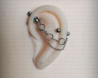 Chain Industrial Bar, 16g/14g 6mm-51mm, Single Long/double Short ...