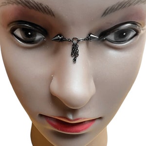 Nasallang, High Nostril Jewelry, Bridge Piercing Jewelry, Eyebrow Bar ...