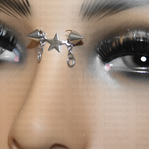 Nasallang High Nostril Jewelry Bridge Piercing Jewelry - Etsy