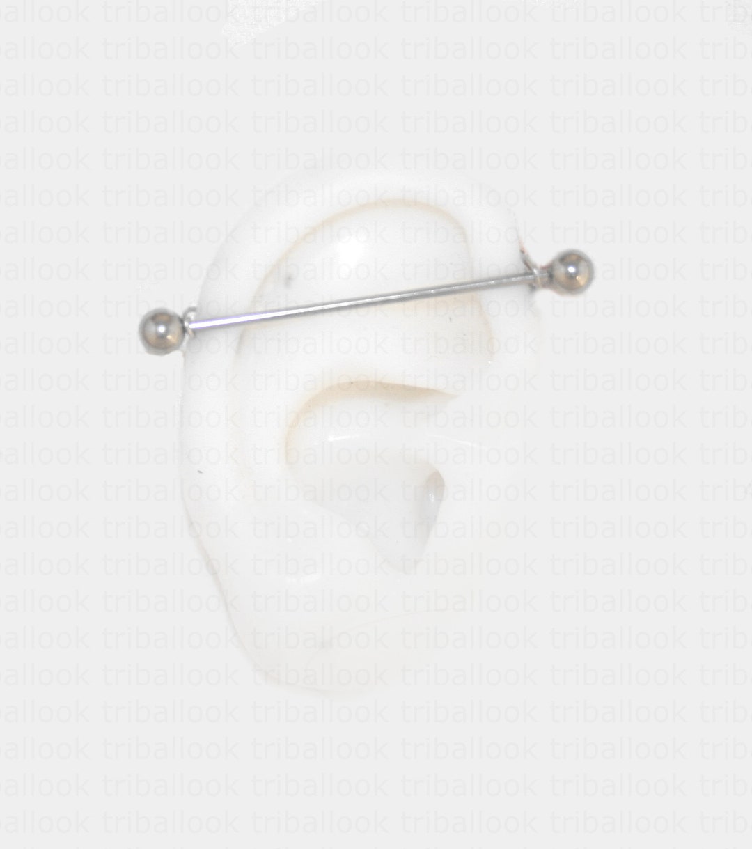 Fake Industrial Piercing Bar, Straight Bar - Etsy