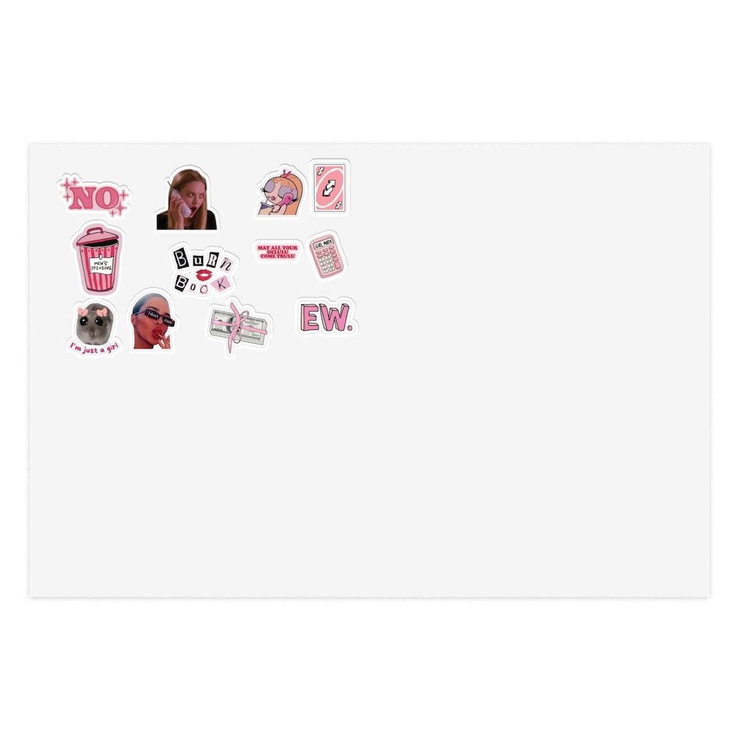 Clean Girl Aesthetic Stickers Sheet Journal Stickers Planner Coquette ...