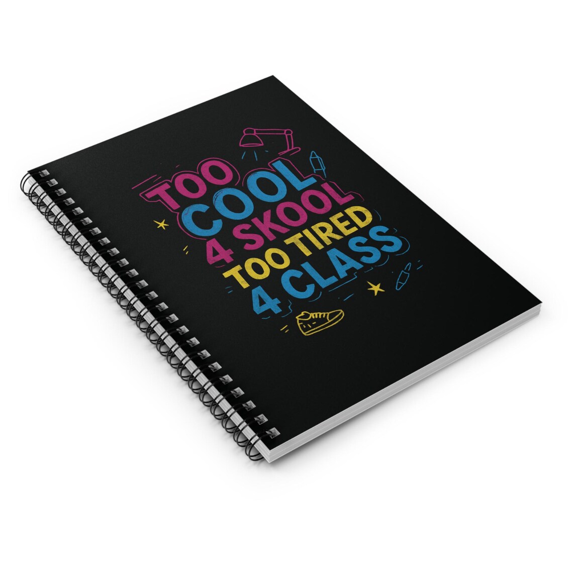 Buy Spiral Notebook Too Cool for School Spiral Notebook | Fun ...