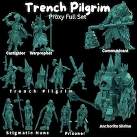 Pilgrims - Red Pilgrim Miniatures - Etsy