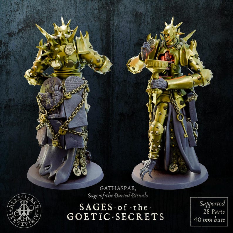 Grimdark Trench Proxy Miniatures – Warlock - Etsy
