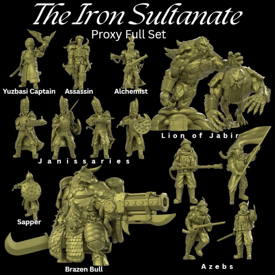 Buy Trench Iron Sultanate Proxy Full Set Online in India - Etsy