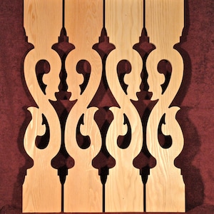 Porch Balusters - Flat Sawn Balusters for Victorian Porches/railings ...
