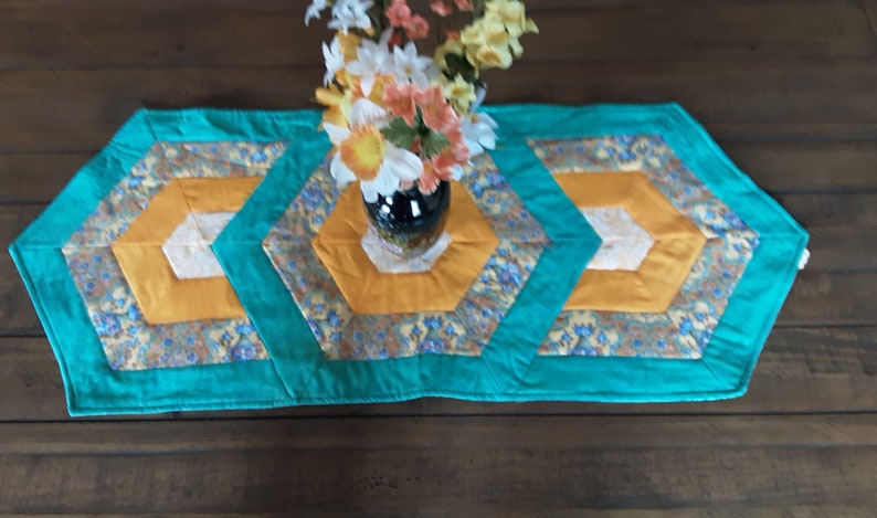 Triangle Frenzy Table Runner 2- Assorted - Reversible - Etsy