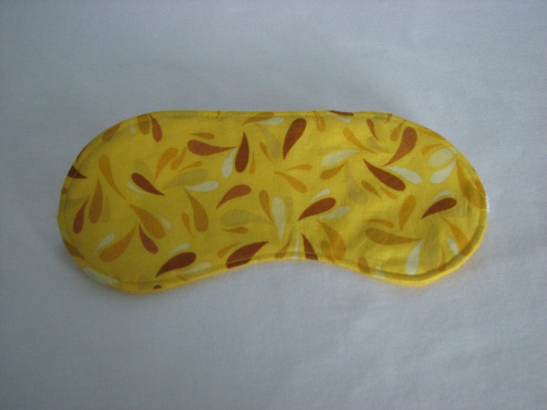 Sleep Mask / Eye Mask - Orange & Yellow - Etsy