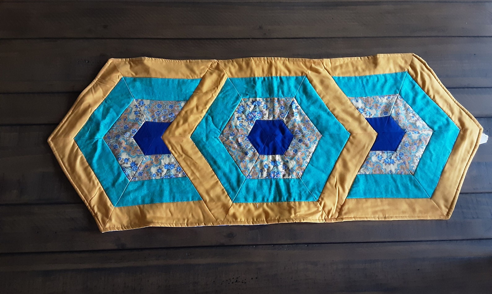 Triangle Frenzy Table Runner 2- Assorted - Reversible - Etsy