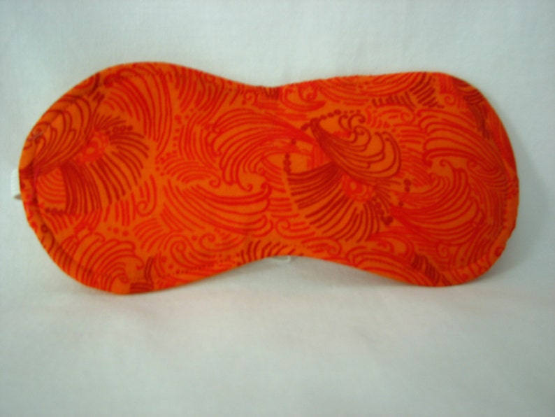 Sleep Mask / Eye Mask - Orange & Yellow - Etsy