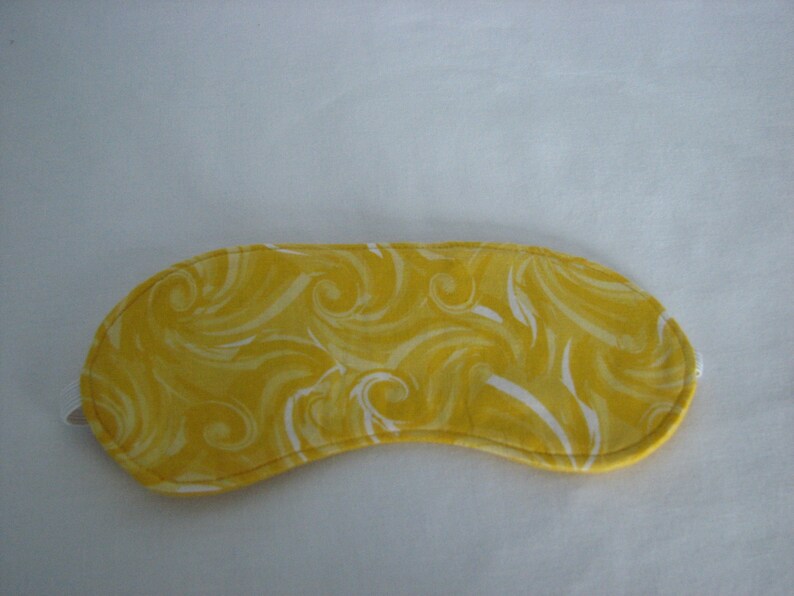 Sleep Mask / Eye Mask - Orange & Yellow - Etsy