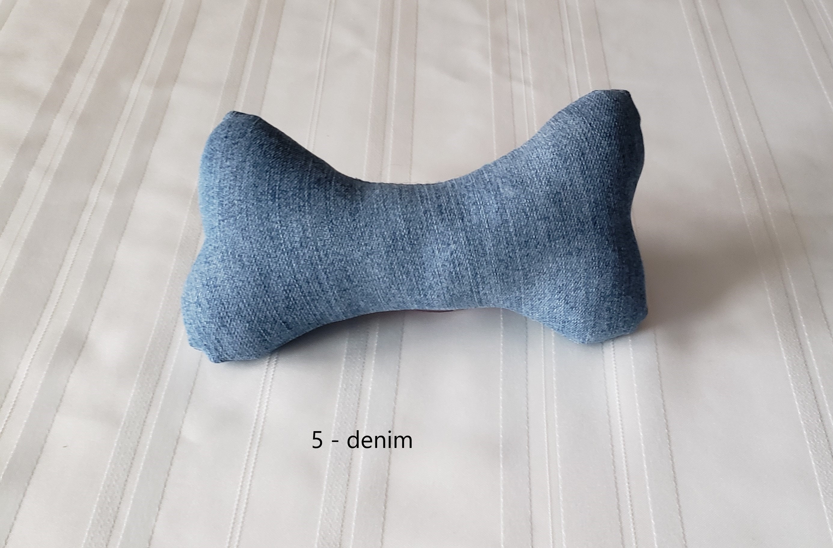 Dog Bone Toy - Plush - Upcycled - Etsy