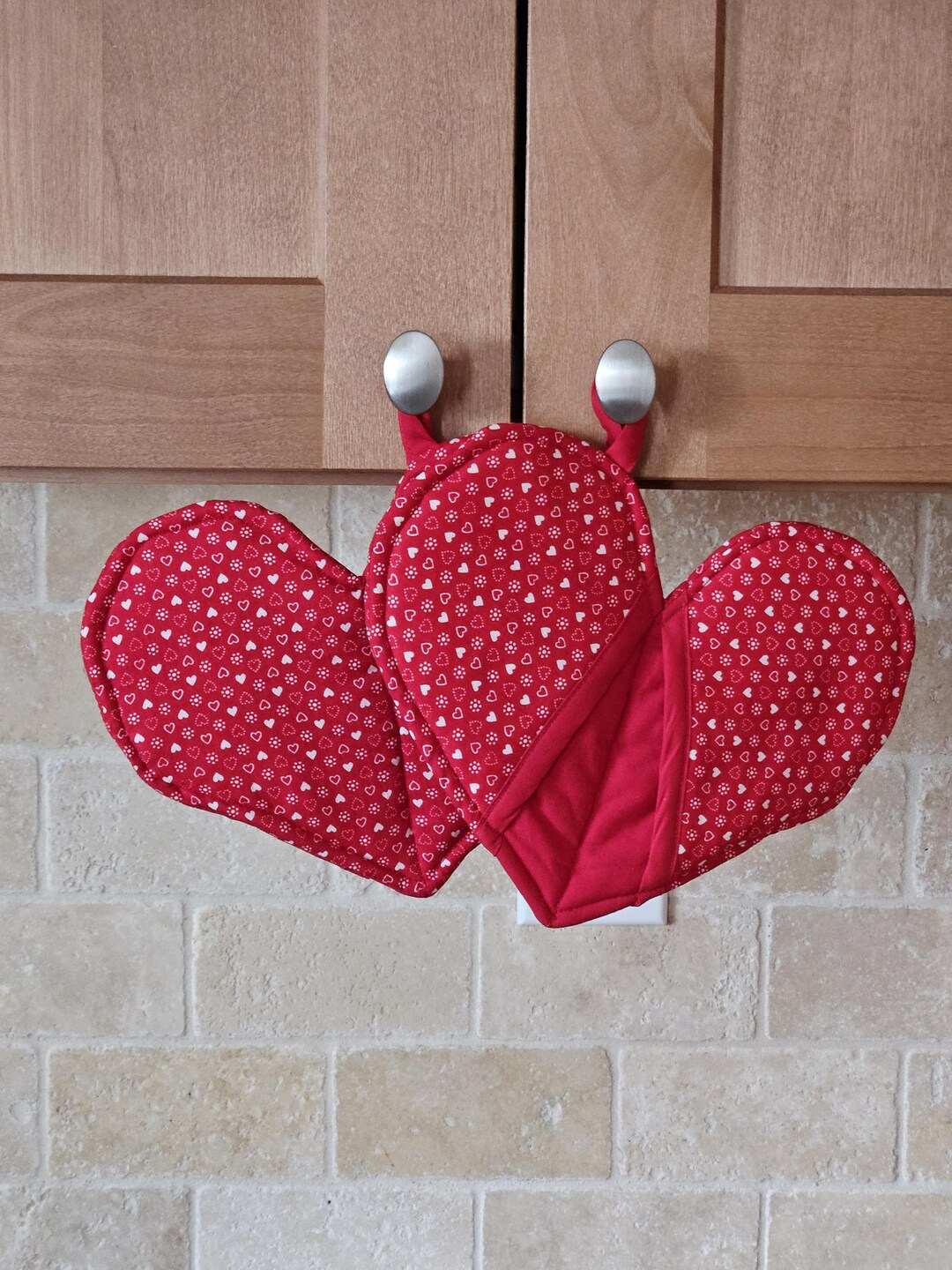 Heart Potholders - Etsy