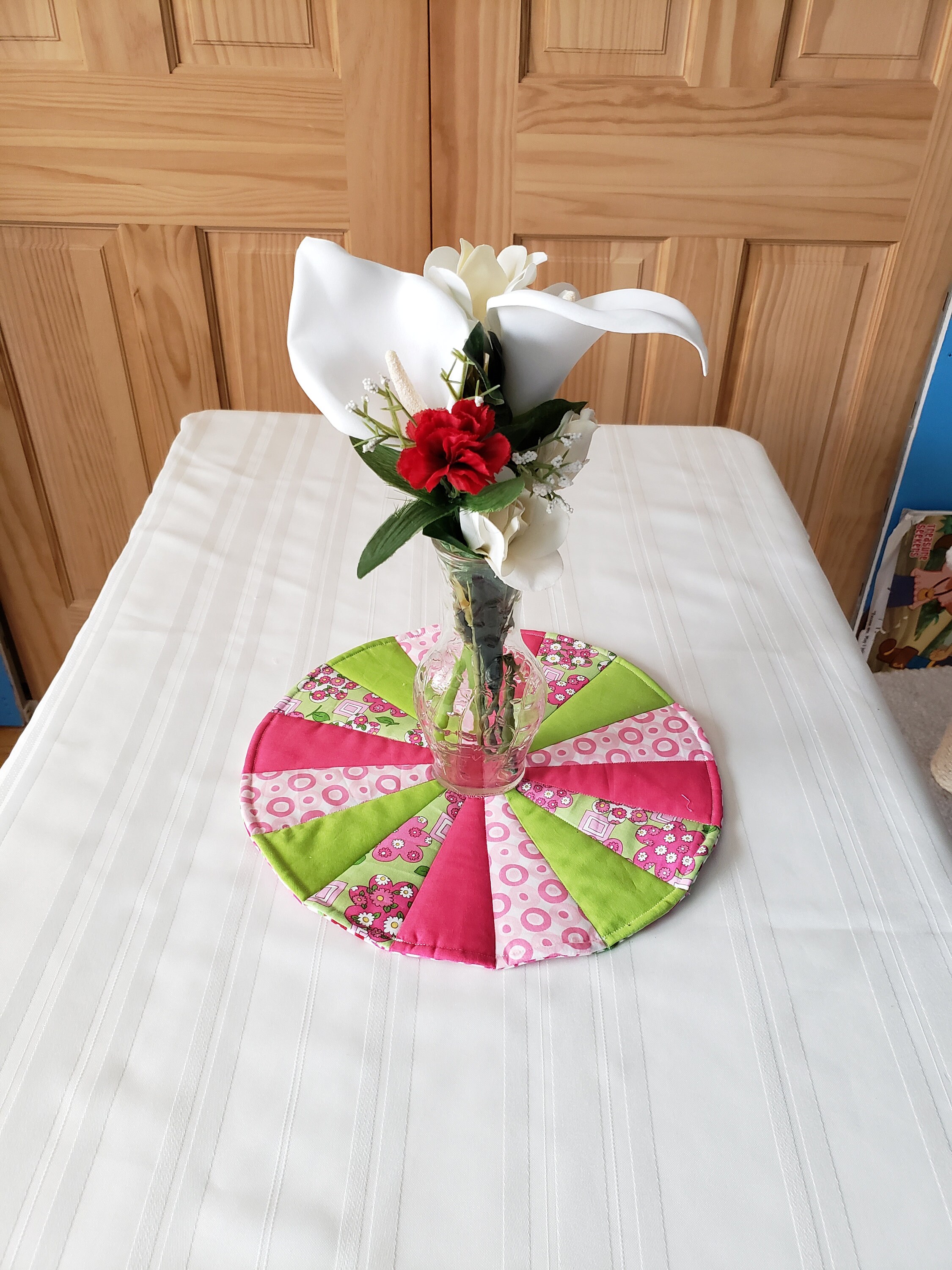 Table Topper - Quilted - Reversible - Multicolor - Etsy