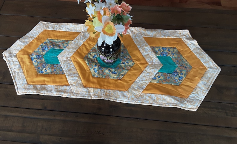 Triangle Frenzy Table Runner 2- Assorted - Reversible - Etsy