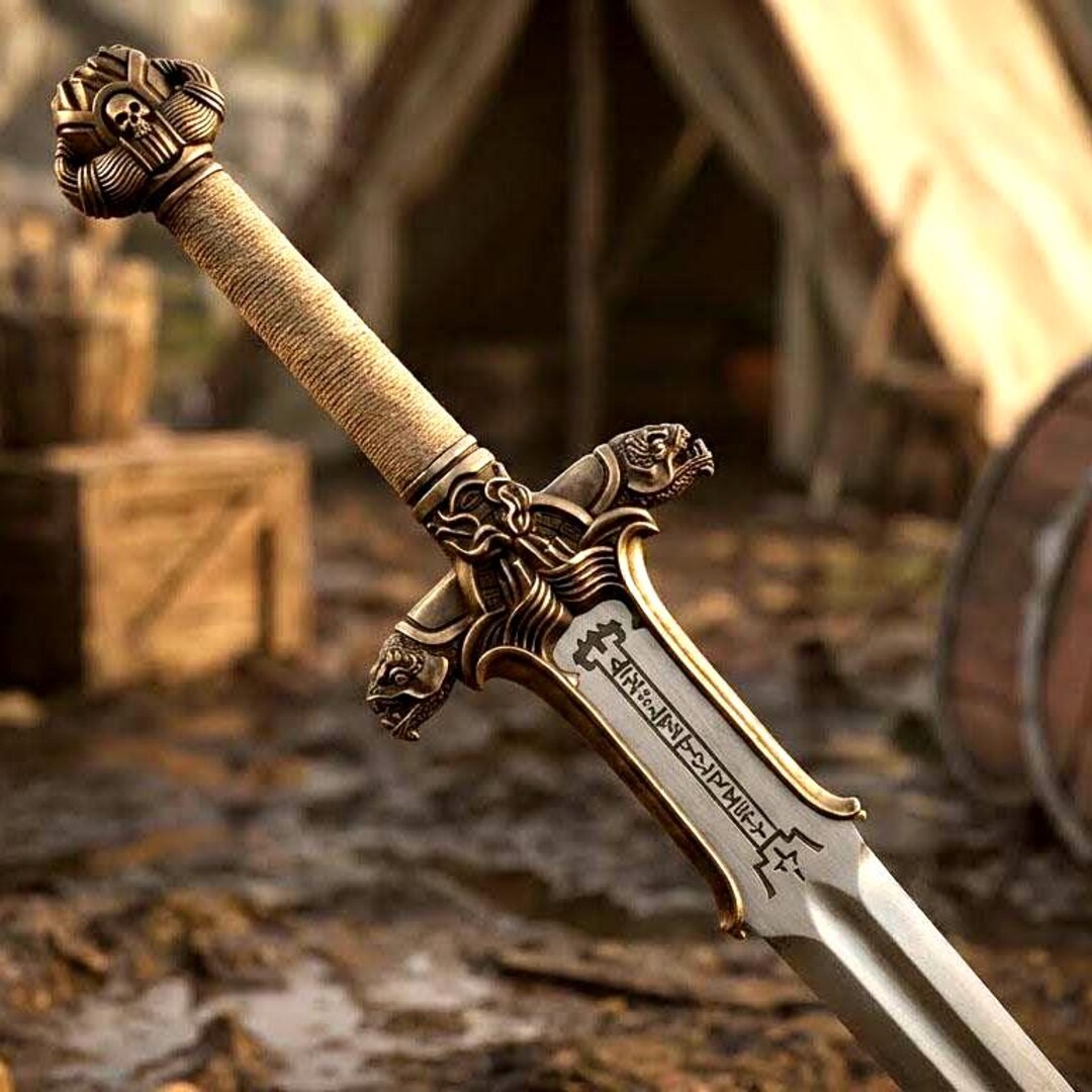 Handmade Atlantean Father’s Sword | Conan the Barbarian Inspired Steel ...