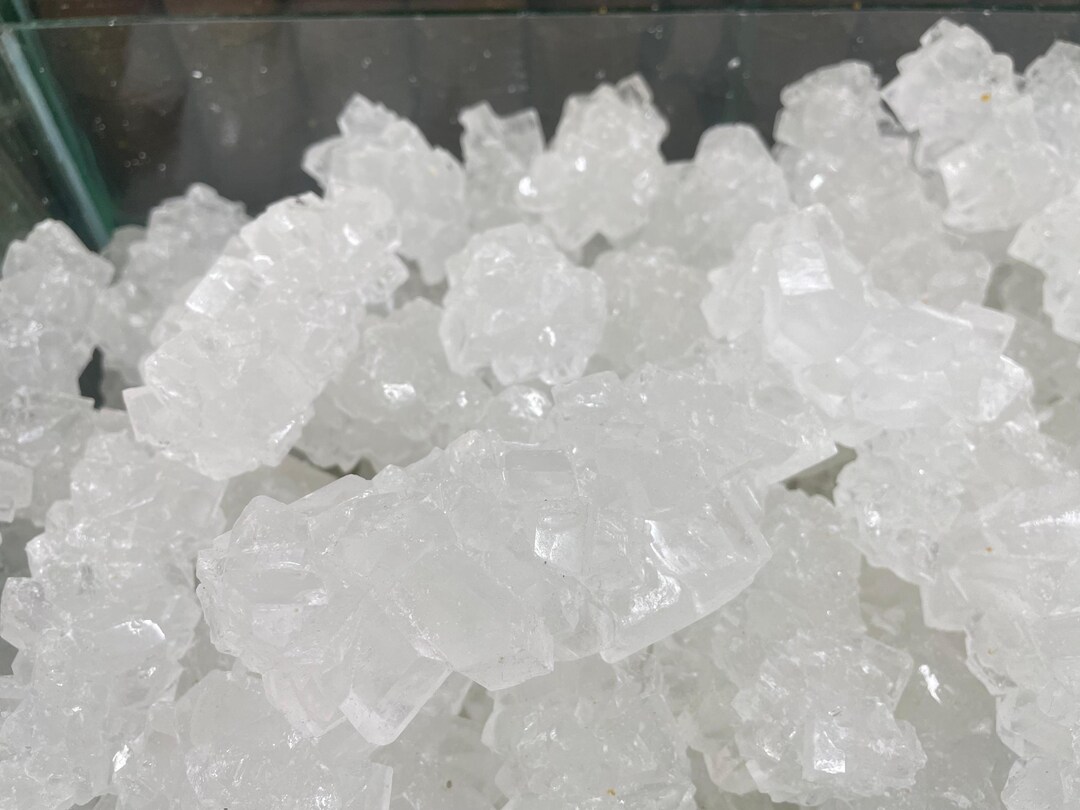 Rock Sugar Crystals White Natural Indian Dhaga Mishri Sugar Candy ...