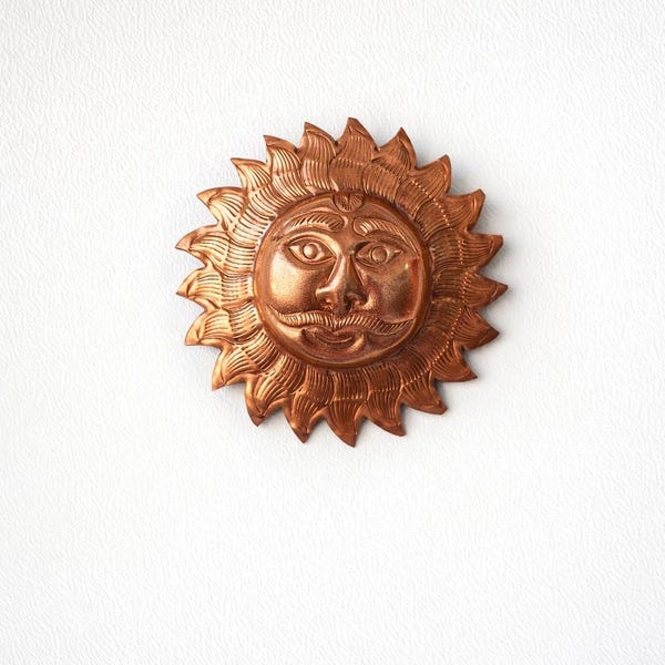 Copper Sun Wall Art - Etsy