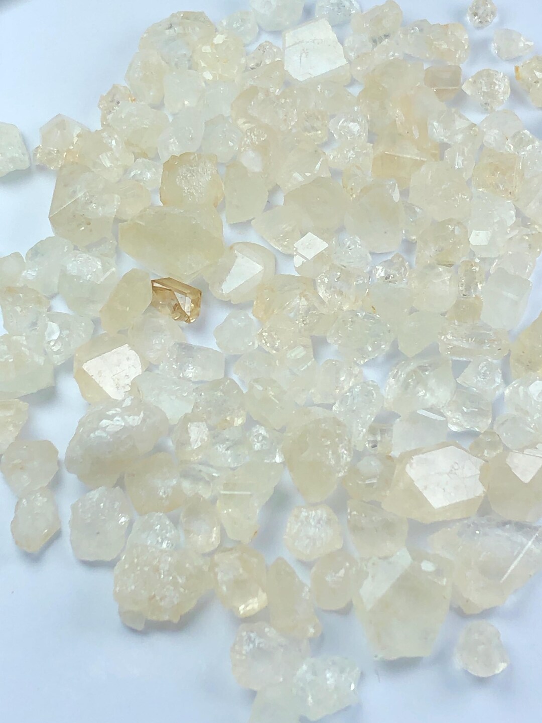 Leuco Grossular Garnet Crystals - Colorless, 42 Grams - Etsy