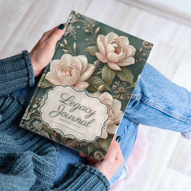 Family Legacy Journal Binder Printable: Memory Keepsake, Heirloom ...