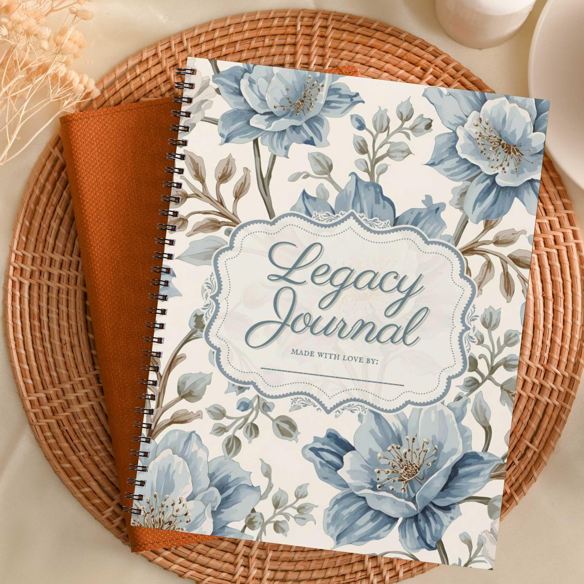 Printable Legacy Journal: Family Memory Keepsake, Heirloom Letter Tell ...