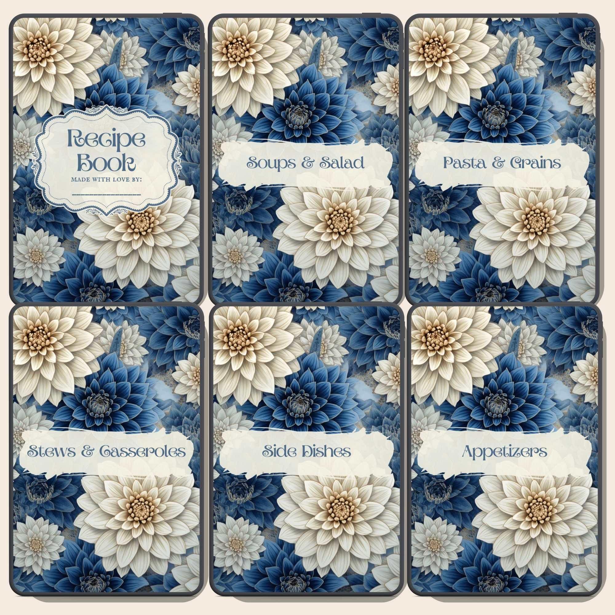 Printable Recipe Book Binder: DIY Family Cookbook Organizer (digital ...