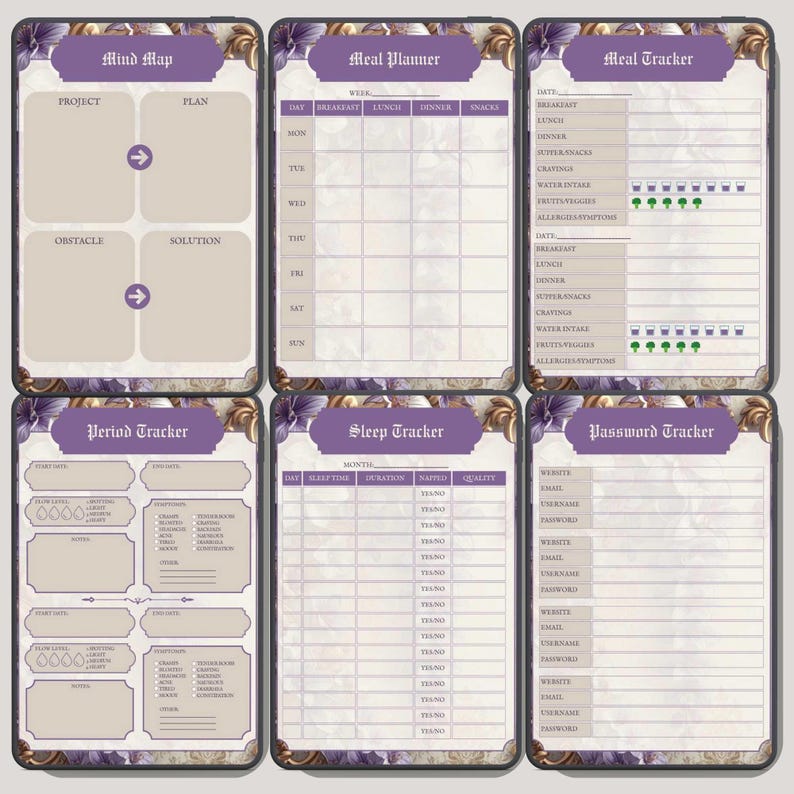 2026 All in One Planner Printable, Ultimate Life Journal Bundle ...
