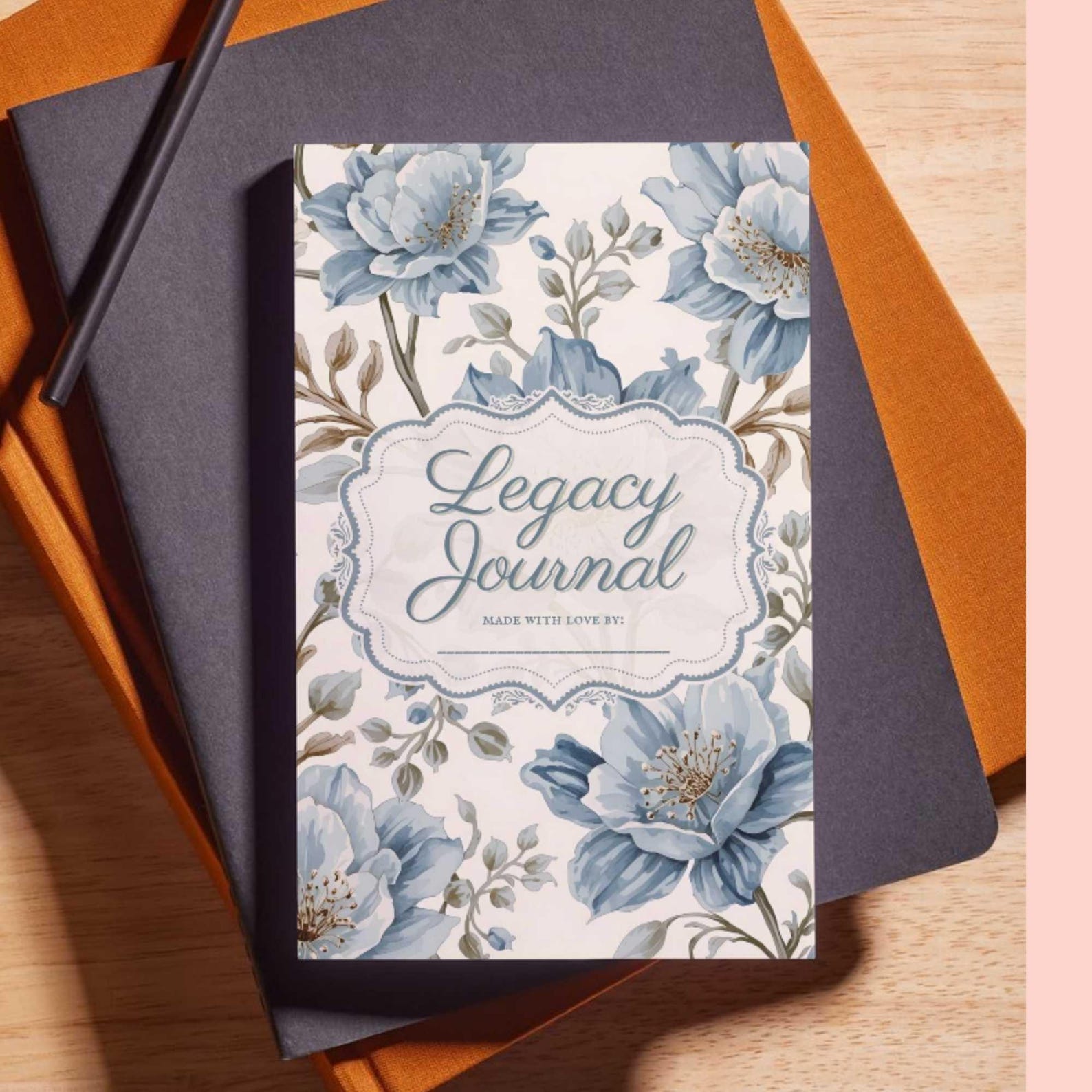Printable Legacy Journal: Family Memory Keepsake, Heirloom Letter Tell ...
