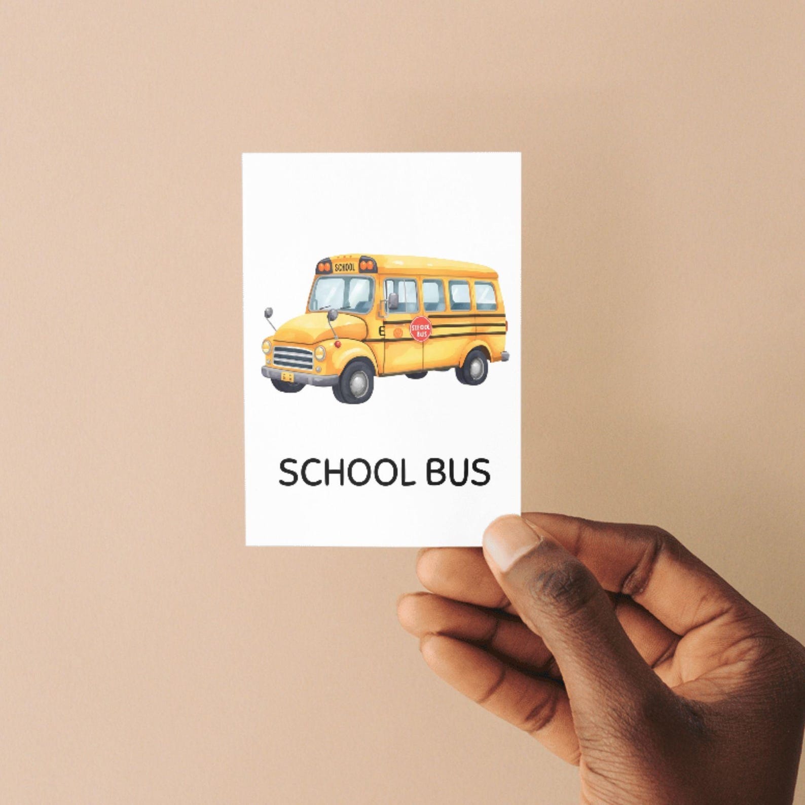 Printable Vehicle Flash Cards: Speech Therapy Montessori Learning for ...